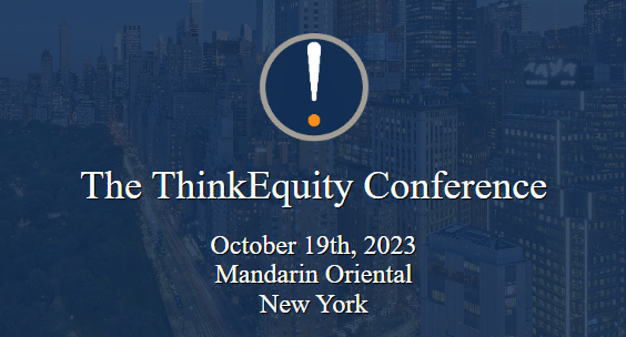 Shai Lustgarten presenting at the Think Equity Investor conference